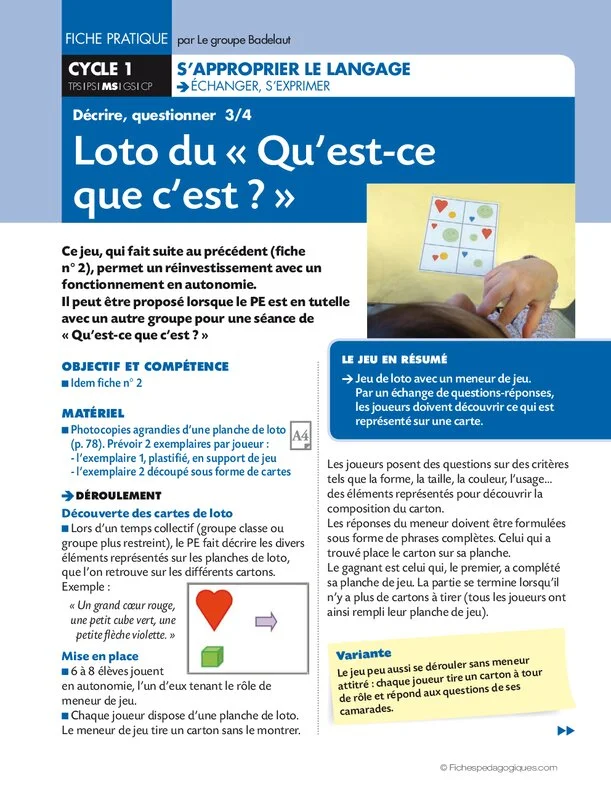 Loto du Qu'est-ce que c'est