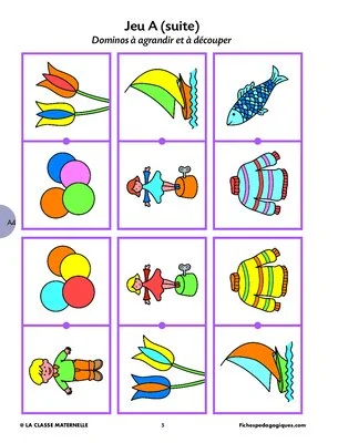 Dominos formes et couleurs (1/2)