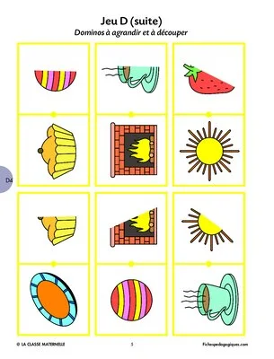Dominos formes et couleurs (2/2)