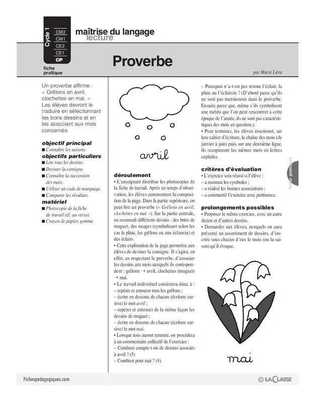 Proverbe