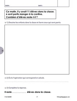 ProblÃ¨mes mathÃ©matiques cycle 2 : additions et soustraction