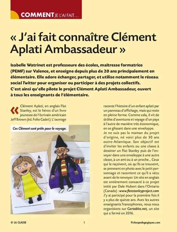 J’ai fait connaître Clément Aplati Ambassadeur