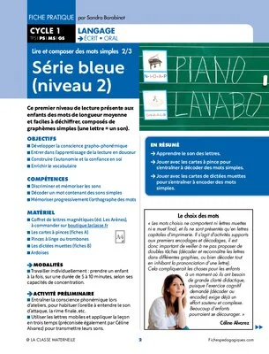 Lire et composer des mots simples