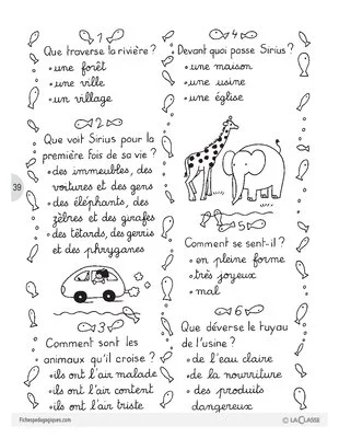 Sirius le petit poisson (5) / Lecture suivie